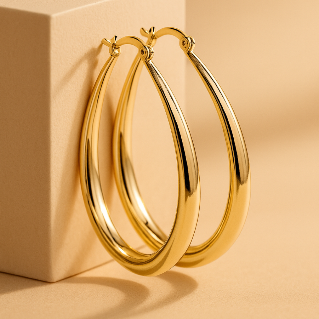 Hazel – Gouden Oorbellen